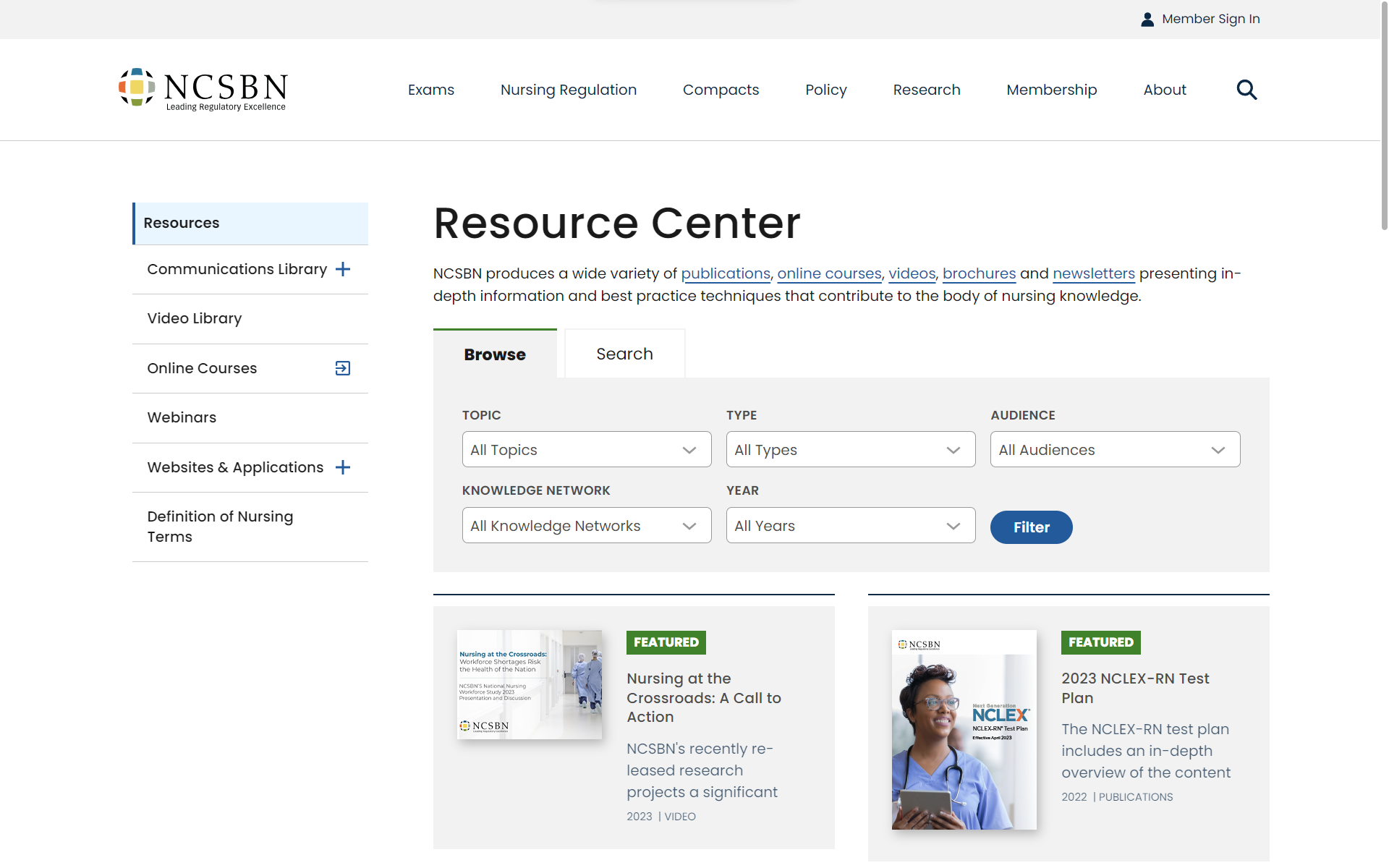 Online Publications – NMI Board of Nursing